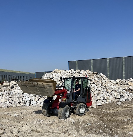 HQ280E Electric Loader with CE, mini electric loader for sales