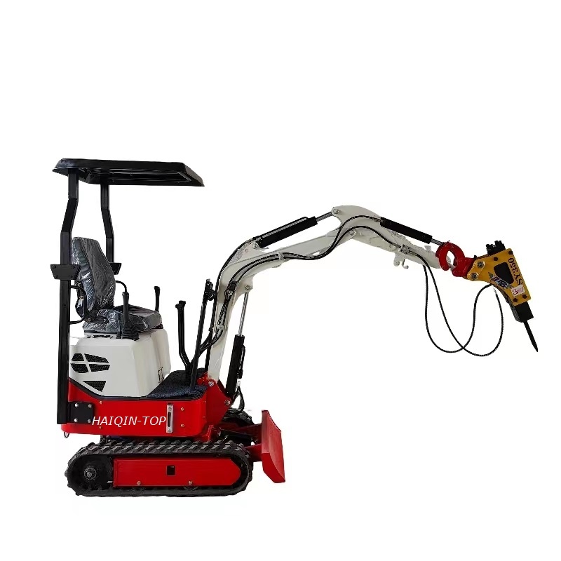 Electric Excavator HQ810E with lithium battery, Electric mini excavator ...