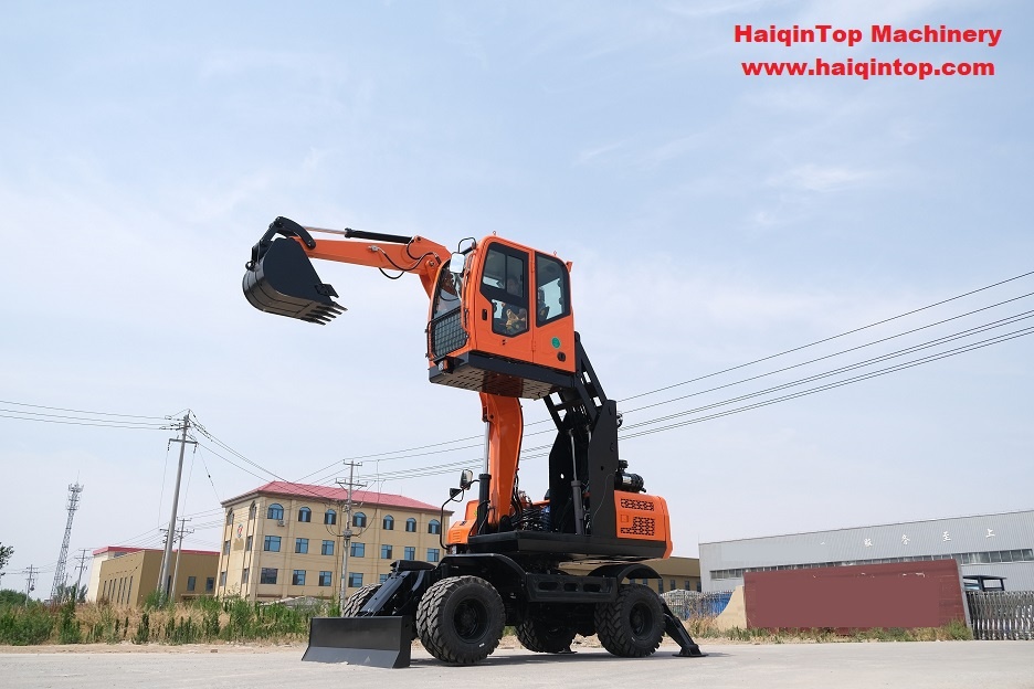 Mobile Material Handler with Lift Cabin ,material handling loader excavator