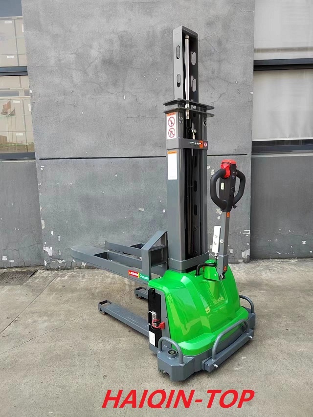 Self Lift Electric Stacker with CE, Full Electric Reach Trucks Forklift ...
